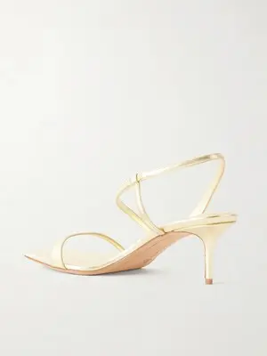 EMME PARSONS Delicat Metallic Leather Sandals - Gold