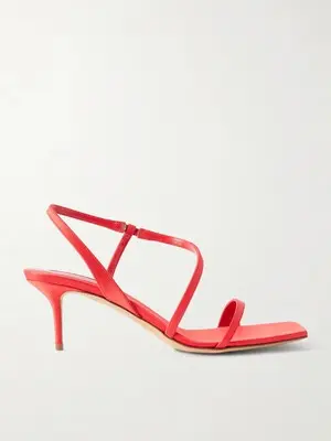EMME PARSONS Delicat Satin Pumps - Red