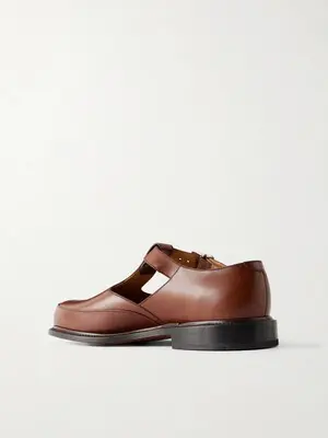 J.M. WESTON Salomé Leather Mary Jane Sandals