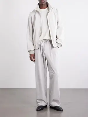 Aimé Leon Dore Striped Pointelle-knit Merino Wool T-shirt
