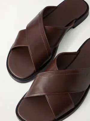 J.M. WESTON Leather Sandals