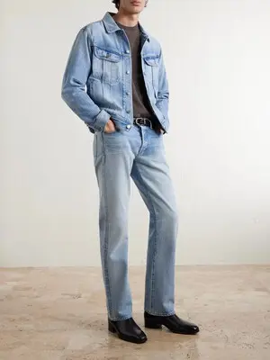 TOM FORD Straight-leg Selvedge Denim Jeans - Blue