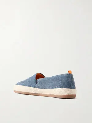 Mulo Linen Espadrilles - Blue