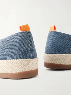 Mulo Linen Espadrilles - Blue