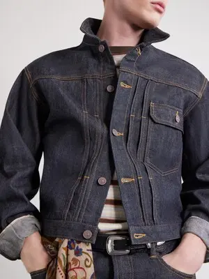 Visvim Indigo-dyed Cotton Denim Jacket - Blue