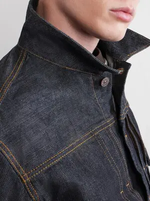 Visvim Indigo-dyed Cotton Denim Jacket - Blue