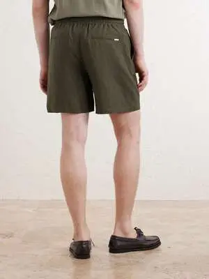 Aimé Leon Dore Straight-leg Linen Drawstring Shorts