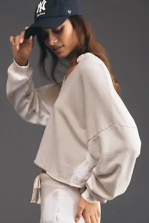 Electric & Rose V-neck Batwing Pullover