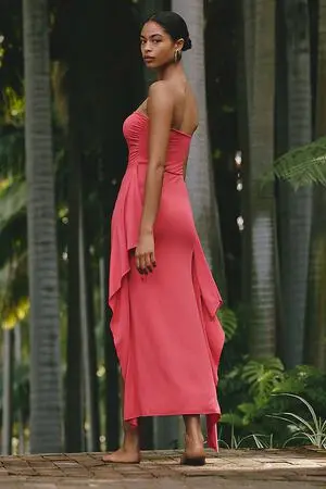 L*Space Noah Strapless Dress - Bright Red
