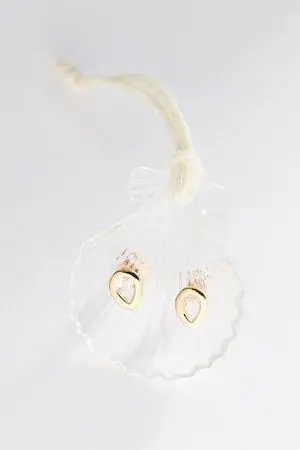 Anthropologie Summer Icon Post Earrings - Pear Post