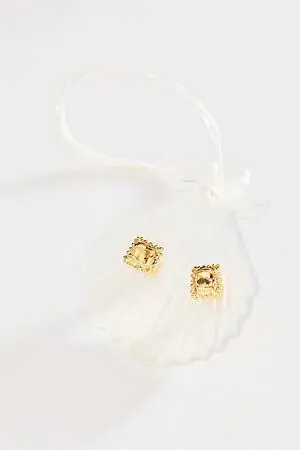 Textured Drop Earrings