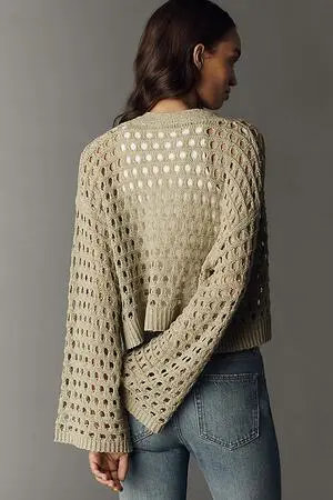 Anthropologie Crochet Cardigan
