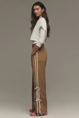 Avec Les Filles Tie Track Pants