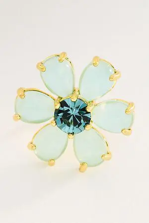 Loren Hope Emeline Flower Stud Earrings - Mint