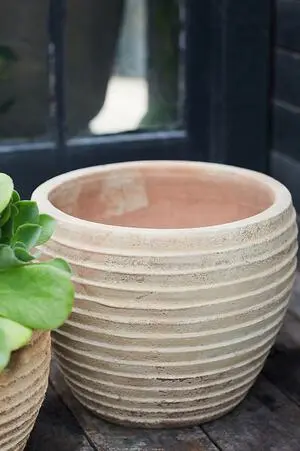 TERRAIN Antiqued Ceramic Jar Planter