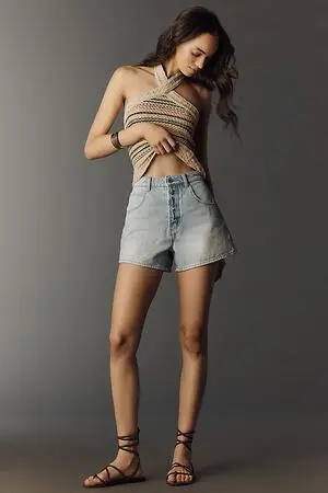 Rolla's Mirage Cotton High Rise Shorts - Swoon
