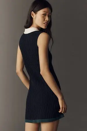 ROWING BLAZERS Cable Knit Mini Dress