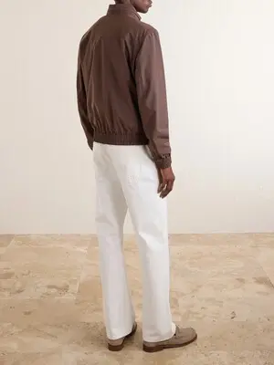 Brunello Cucinelli Shell Harrington Jacket - Brown