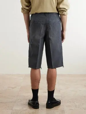 Visvim Straight-leg Cotton-twill Shorts