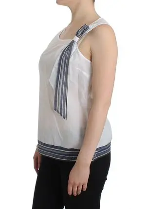 Ermanno Scervino Sleeveless Bow Detail Top