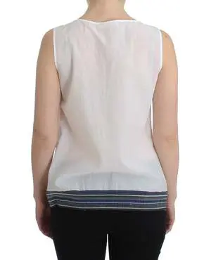 Ermanno Scervino Sleeveless Bow Detail Top