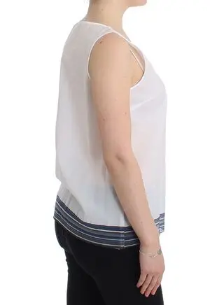 Ermanno Scervino Sleeveless Bow Detail Top