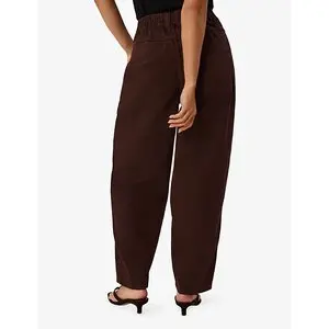 Whistles Barrel Leg Elasticated Waist Denim Jeans