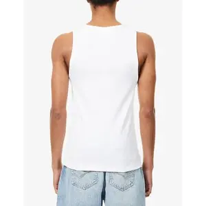 THE COUTURE CLUB Stretch-rib Jersey Vest Top