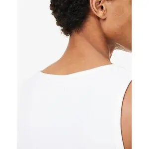 THE COUTURE CLUB Stretch-rib Jersey Vest Top