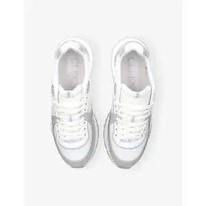CLEENS Onesixty Runner Suede And Mesh Trainers - White/oth