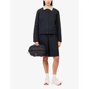 On Woven Jacket With Contrast Collar