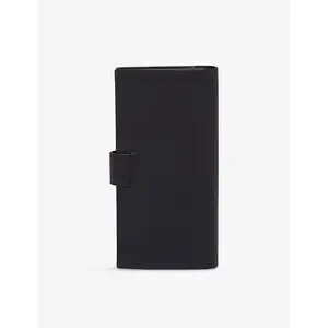 Prada Large Saffiano And Smooth Leather Wallet