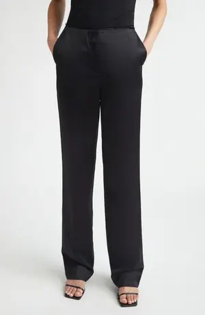 Toteme Raw Edge Hem Pants For Women