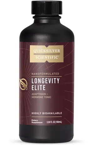 QUICKSILVER SCIENTIFIC Longevity Elite Liposomal Adaptogen And Pregnenolone Tonic - None
