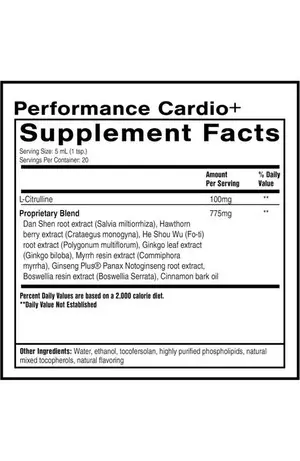 QUICKSILVER SCIENTIFIC Performance Cardio Hawthorn Berry He Shou Wu And Ginseng Supplement - None