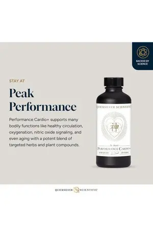 QUICKSILVER SCIENTIFIC Performance Cardio Hawthorn Berry He Shou Wu And Ginseng Supplement - None