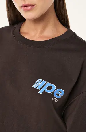 P.E Nation Glide Oversize Organic Cotton T-shirt