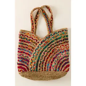 UNCOMMON GOODS Repurposed Sari Tote Bag