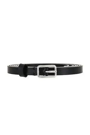 Givenchy Double Buckle Skinny Belt