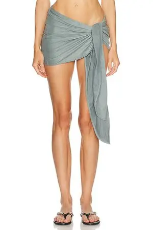 TROPIC OF C Souk Wrap Skirt - Sage
