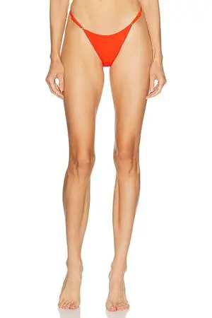 TROPIC OF C Luna Bikini Bottom - Tomato