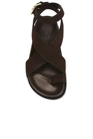 A.emery Jalen Suede Sandal With Buckle Ankle Strap