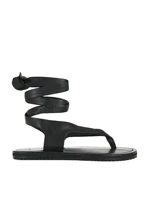 A.emery Elmer Strappy Ankle Wrap Sandal - Black