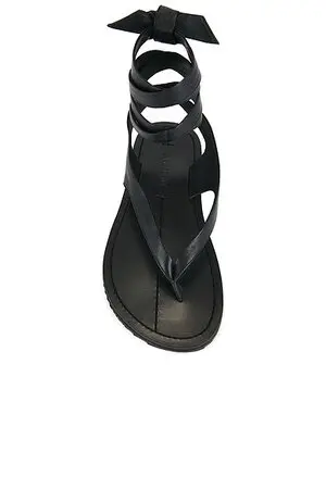 A.emery Elmer Strappy Ankle Wrap Sandal - Black