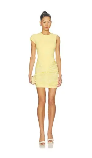 ET OCHS Ingrid Knit Mini Dress - Yellow