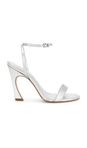 Schutz Silver Tone Sandals For Women