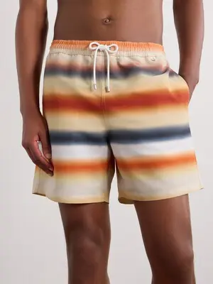 Loewe Striped Swim Shorts - Orange