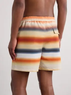 Loewe Striped Swim Shorts - Orange