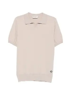 ROY ROGER'S Cotton Polo Shirt - Grey