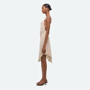 Helmut Lang Knot Slip Dress - Ivory